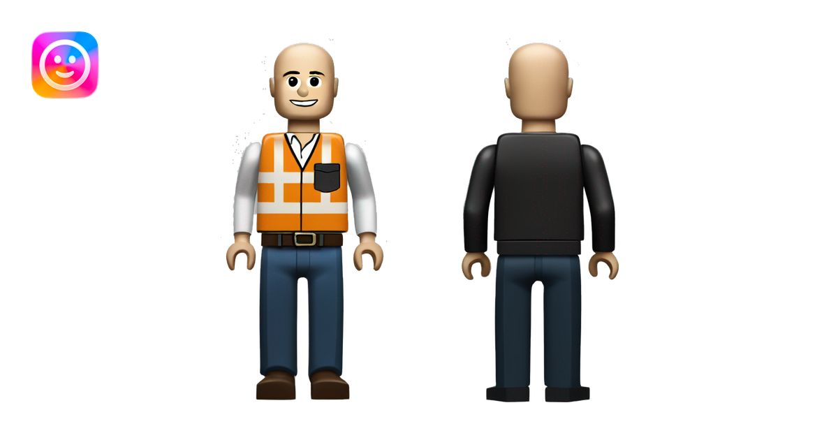 JEFF BEZOS lego full body emoji | AI Emoji Generator