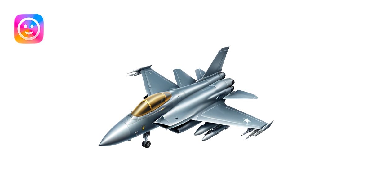 Fighter jet emoji | AI Emoji Generator