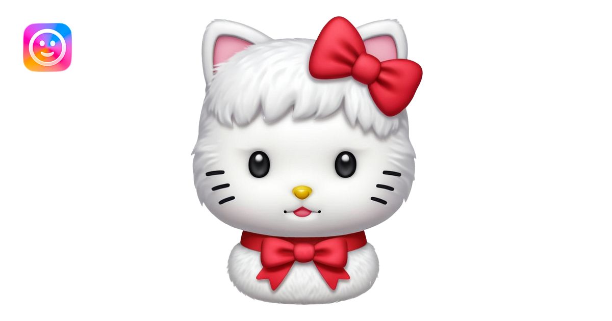 Hello kitty emoji | AI Emoji Generator