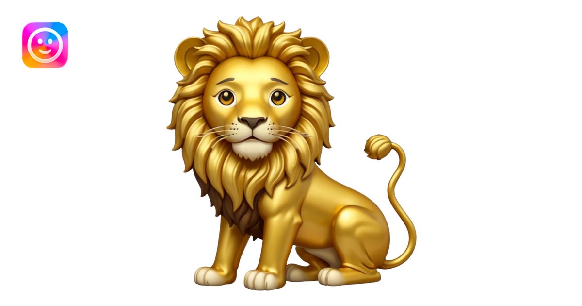 lionne figure de galion lionne emoji | AI Emoji Generator