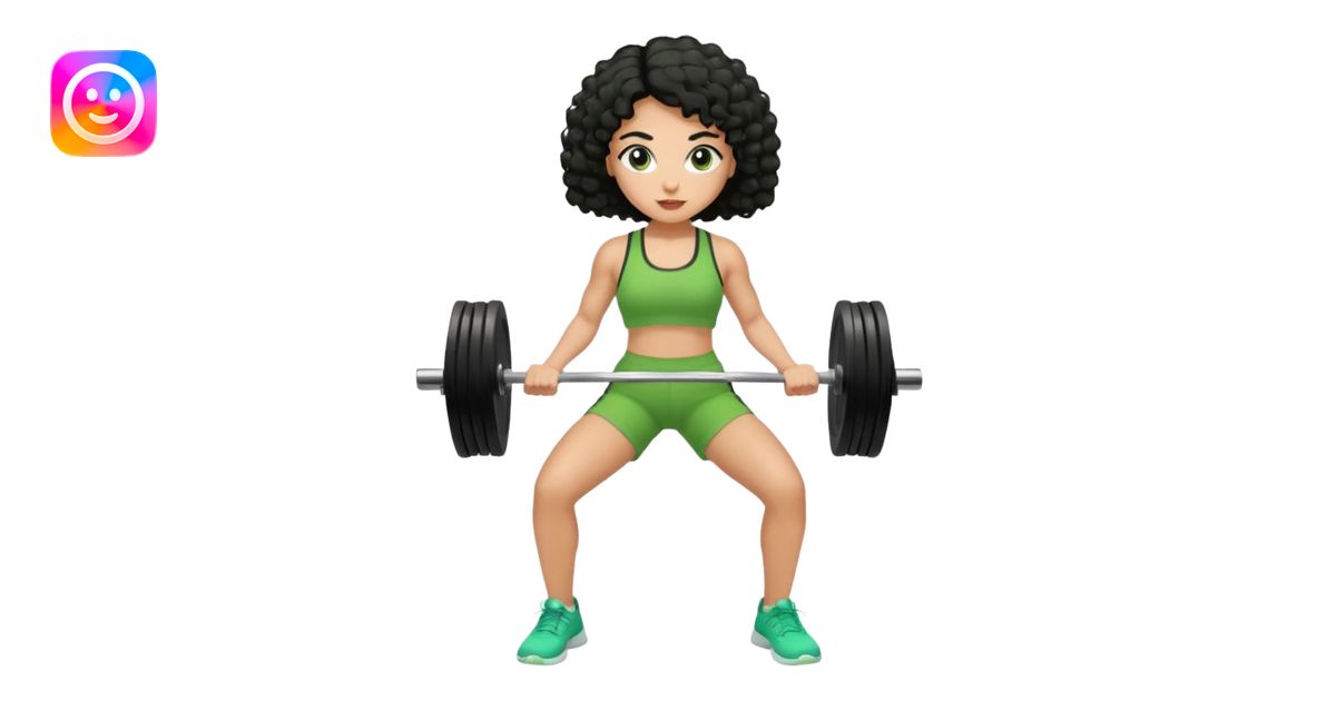 woman with olive skin and curly black hair wearing a green workout ...