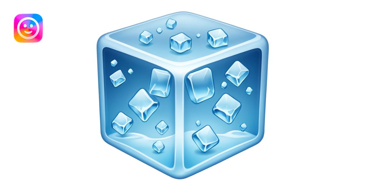 Ice emoji | AI Emoji Generator
