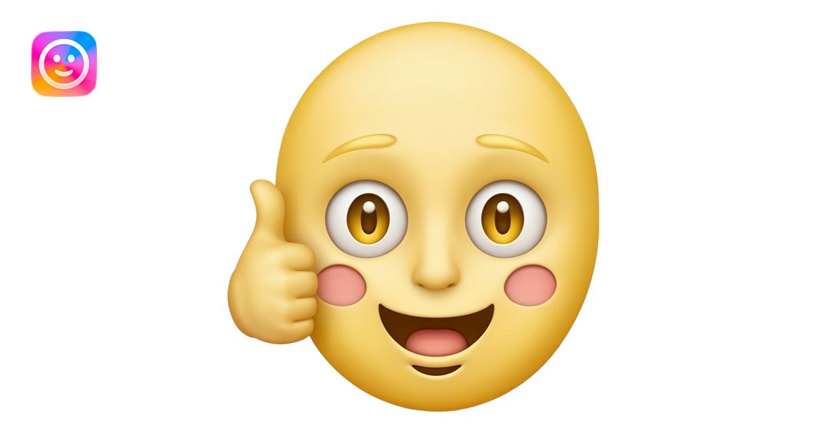 Original yellow Emoji face stressed out with one eye half open ...