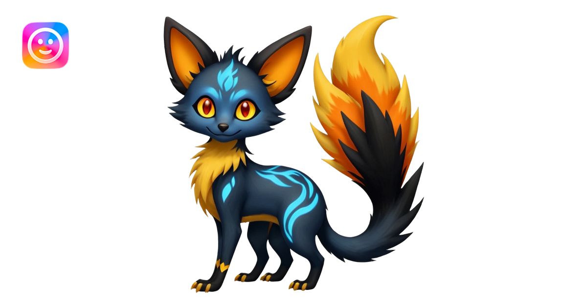 Lykoi-Fennekin-Electrike-Luxray-fusion-hybrid-animal-Fakémon-creature ...