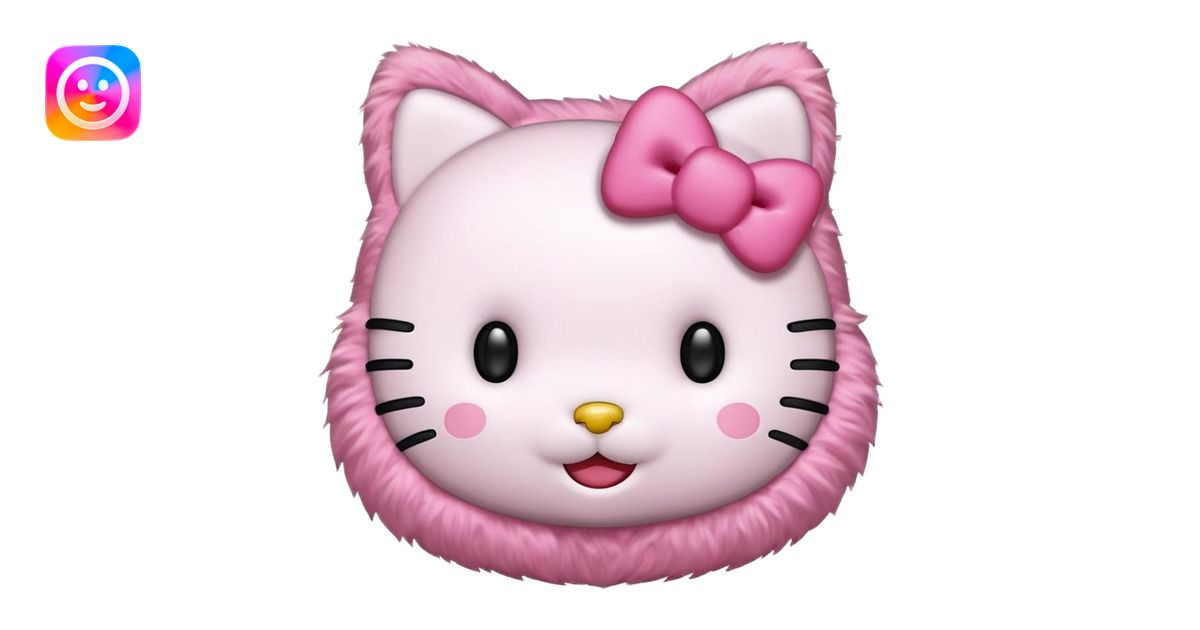mad hello kitty emoji | AI Emoji Generator