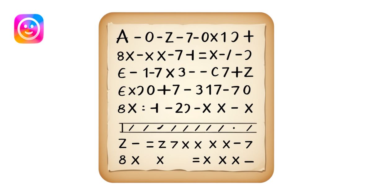 matematica emoji | AI Emoji Generator
