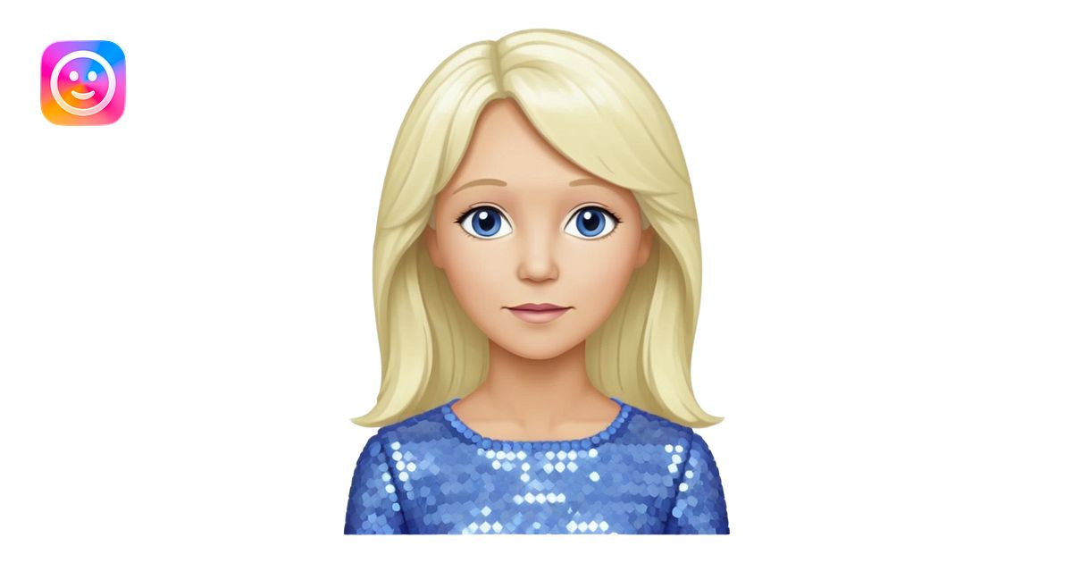 Agnetha Fältskog from ABBA with long platinum blonde hair, periwinkle ...