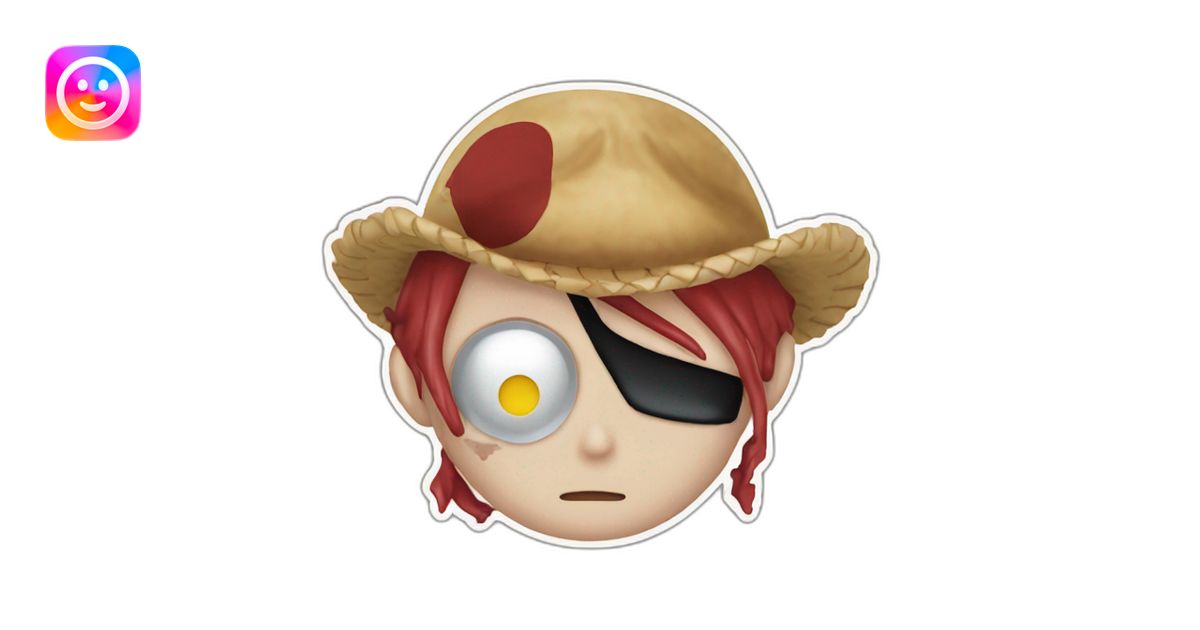 shanks and luffy from one piece emoji | AI Emoji Generator