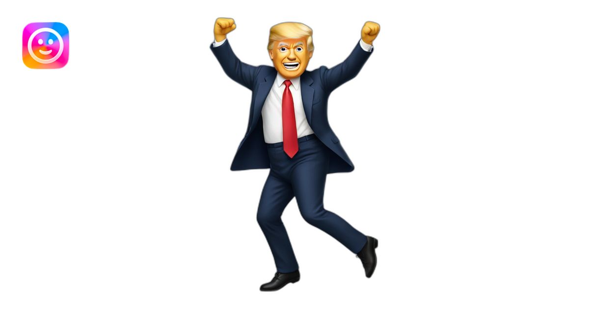 Trump dancing emoji | AI Emoji Generator