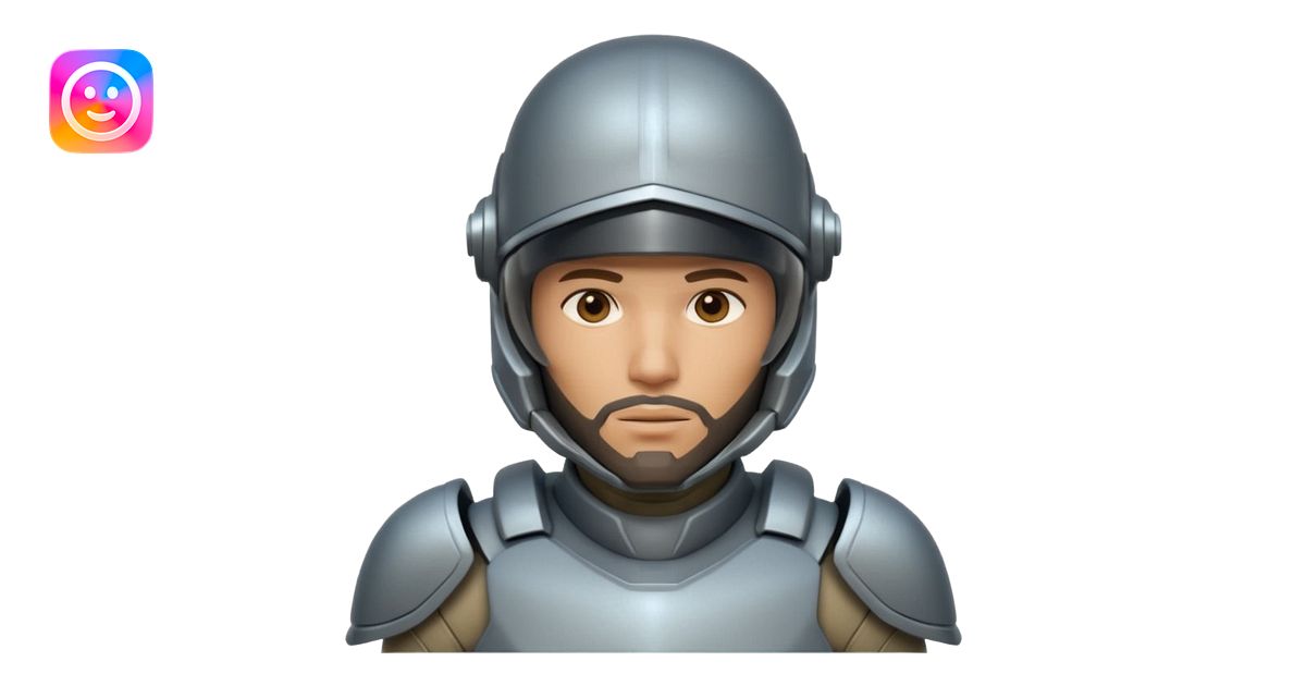 futuristic armored soldier human portrait, head and shoulders only, tan ...