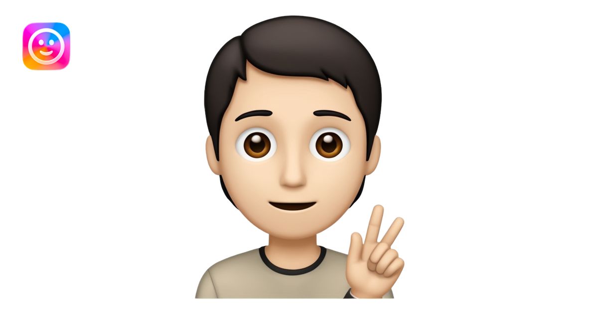 A stickman speaking emoji | AI Emoji Generator