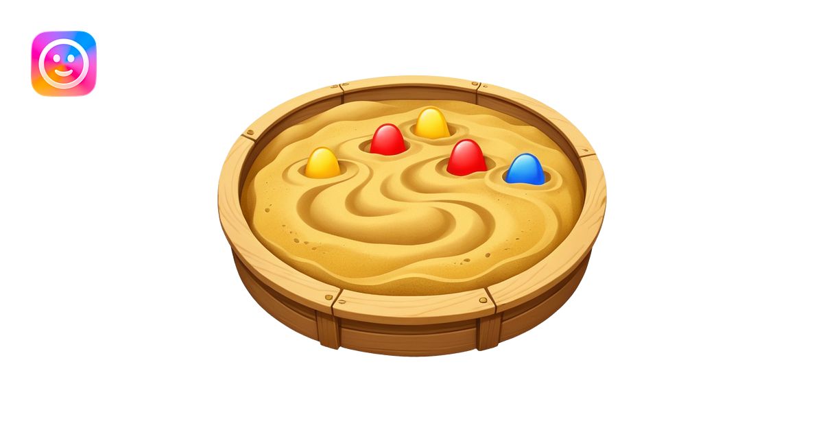 Sandbox emoji | AI Emoji Generator