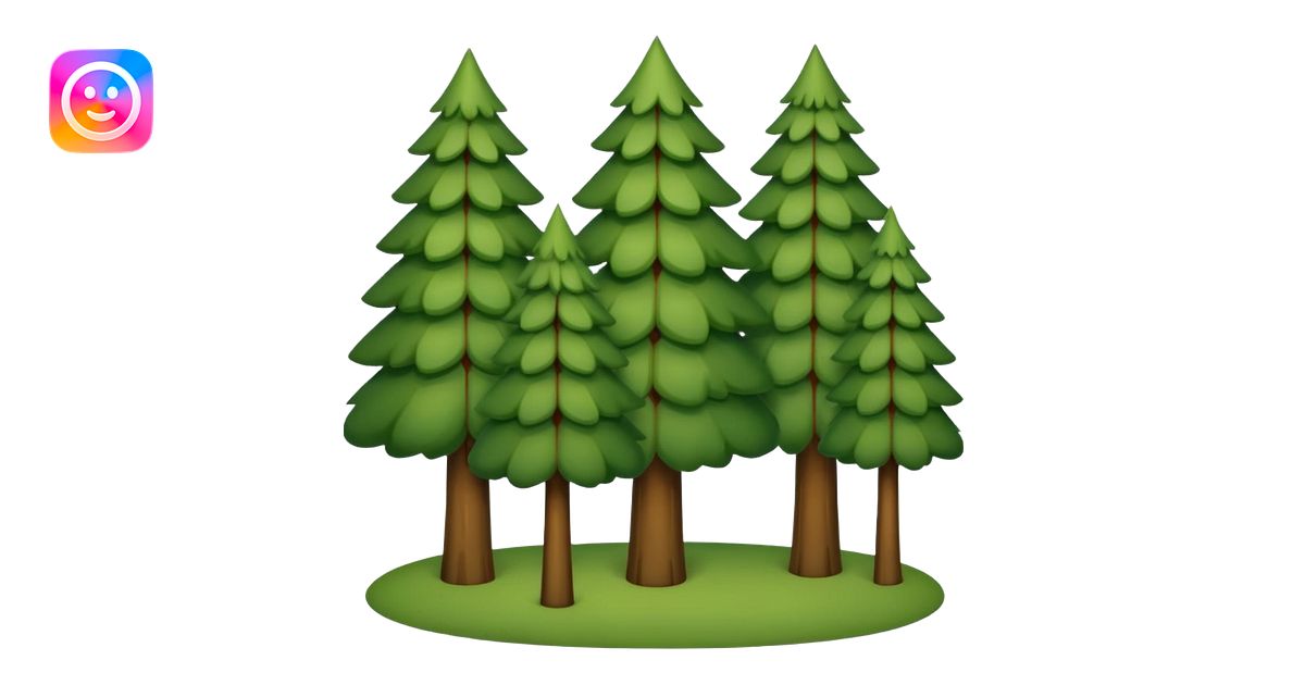 forest with trees emoji | AI Emoji Generator