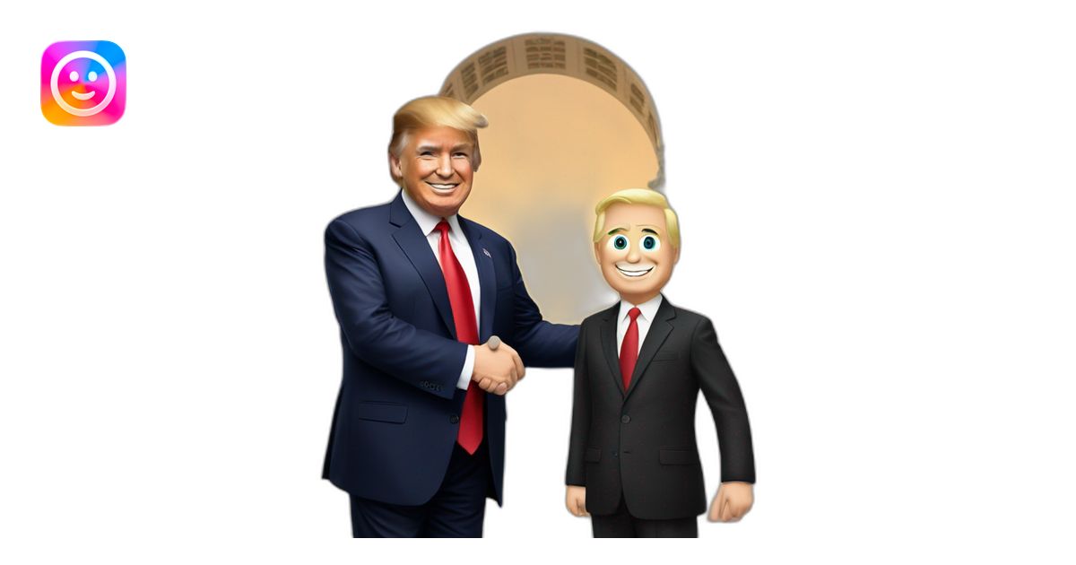 Donald Trump and Vladimir put in high fiving in front of the US ...