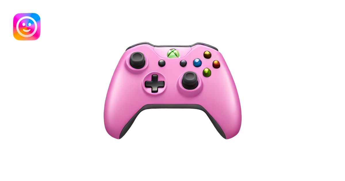Pink XBOX console emoji | AI Emoji Generator