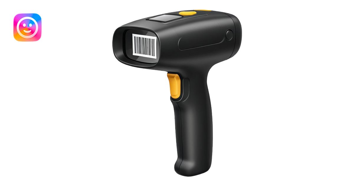 Barcode scanner emoji | AI Emoji Generator