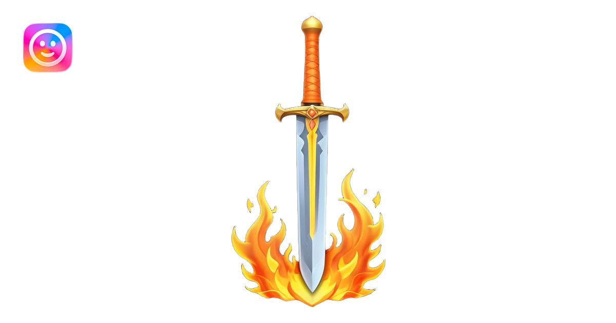 sword and fire emoji | AI Emoji Generator