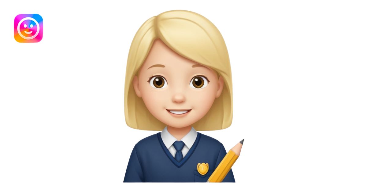 baby in school uniform emoji | AI Emoji Generator