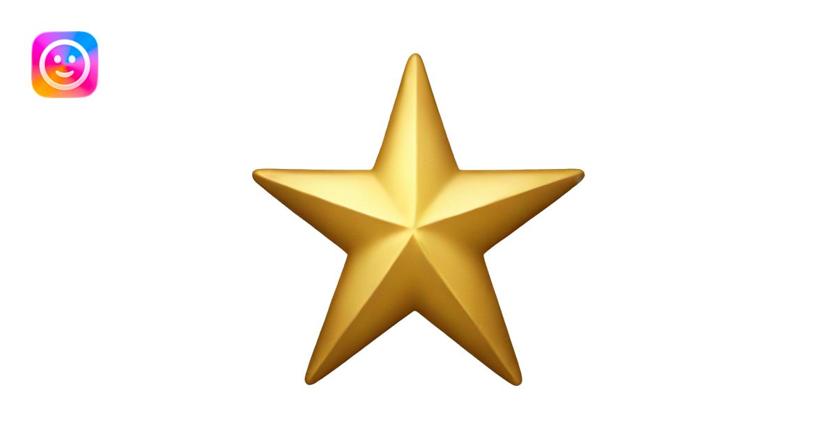 gold star emoji | AI Emoji Generator