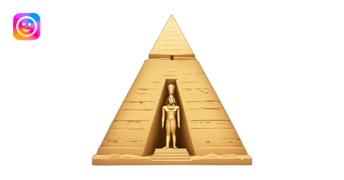 Pyramide of Egypt emoji | AI Emoji Generator