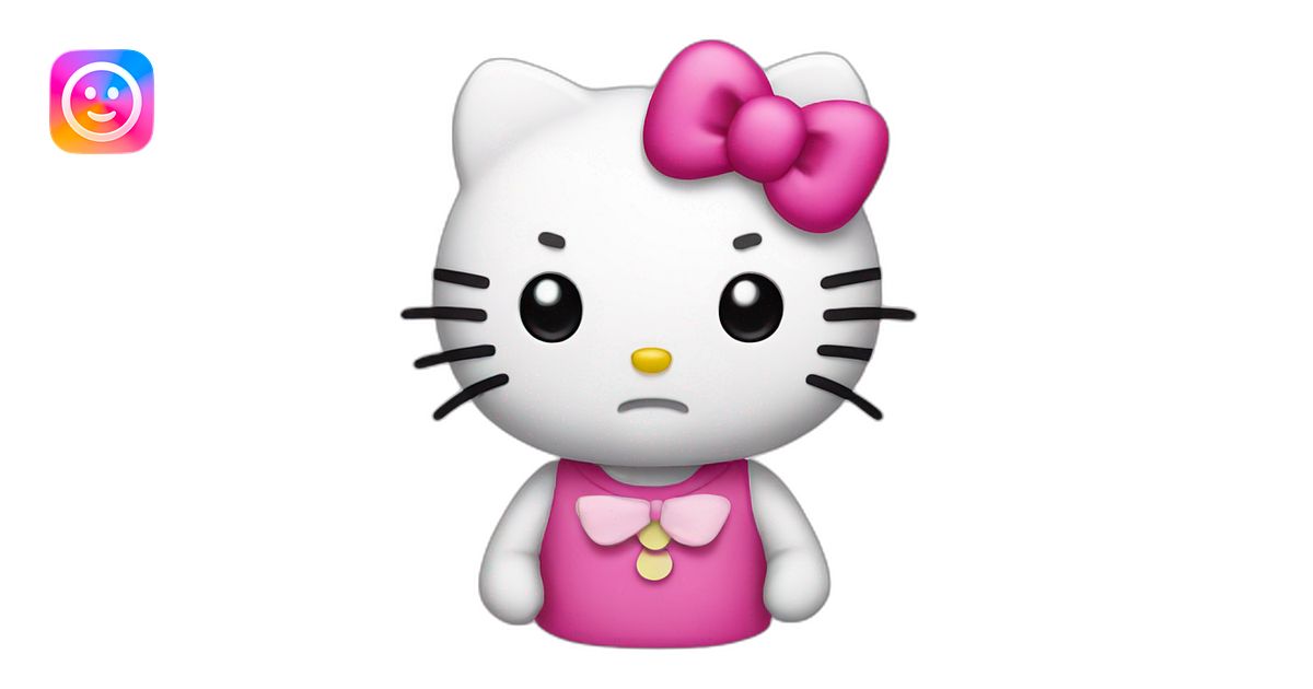 Hello kitty emoji | AI Emoji Generator