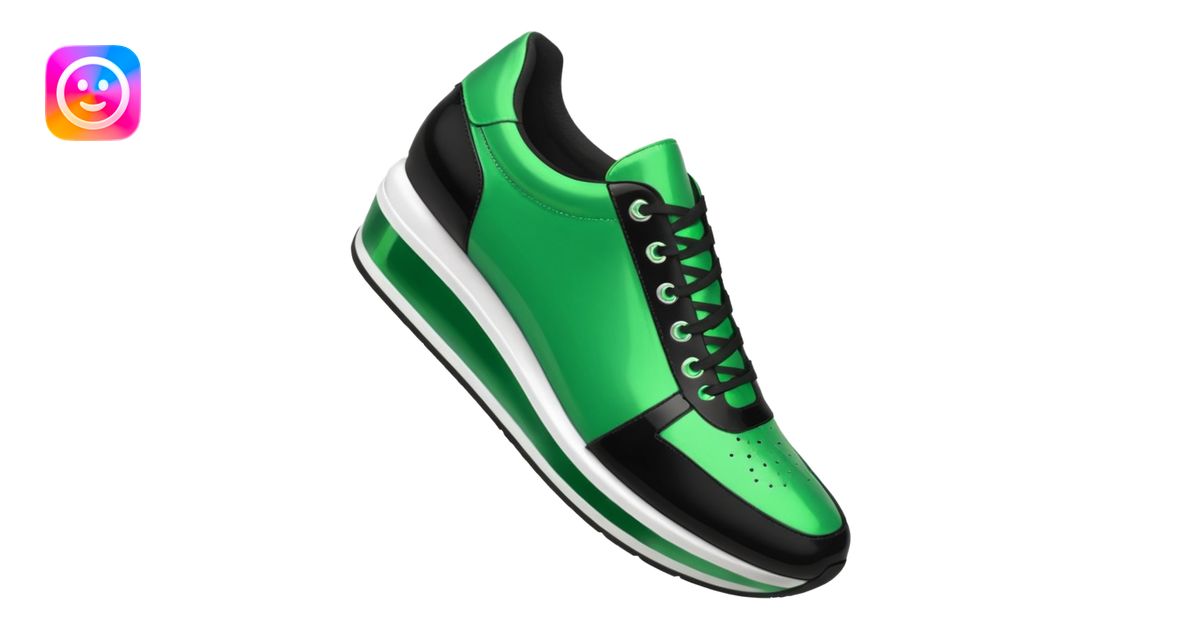 Elphaba sneakers emoji | AI Emoji Generator