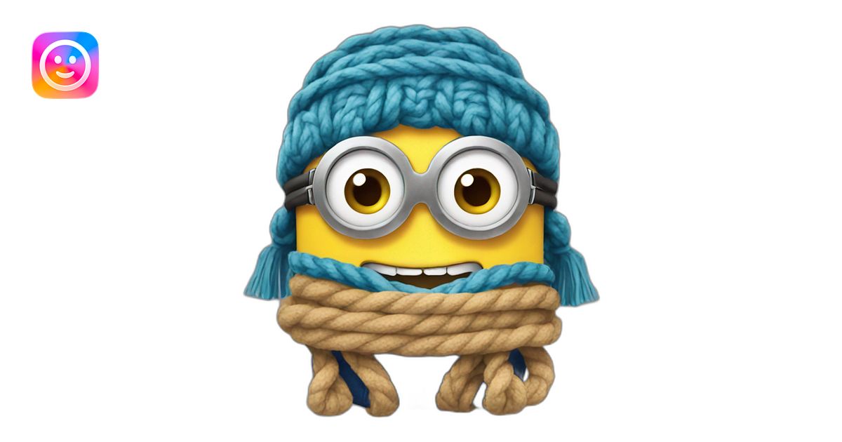 minion with rope scarf emoji | AI Emoji Generator