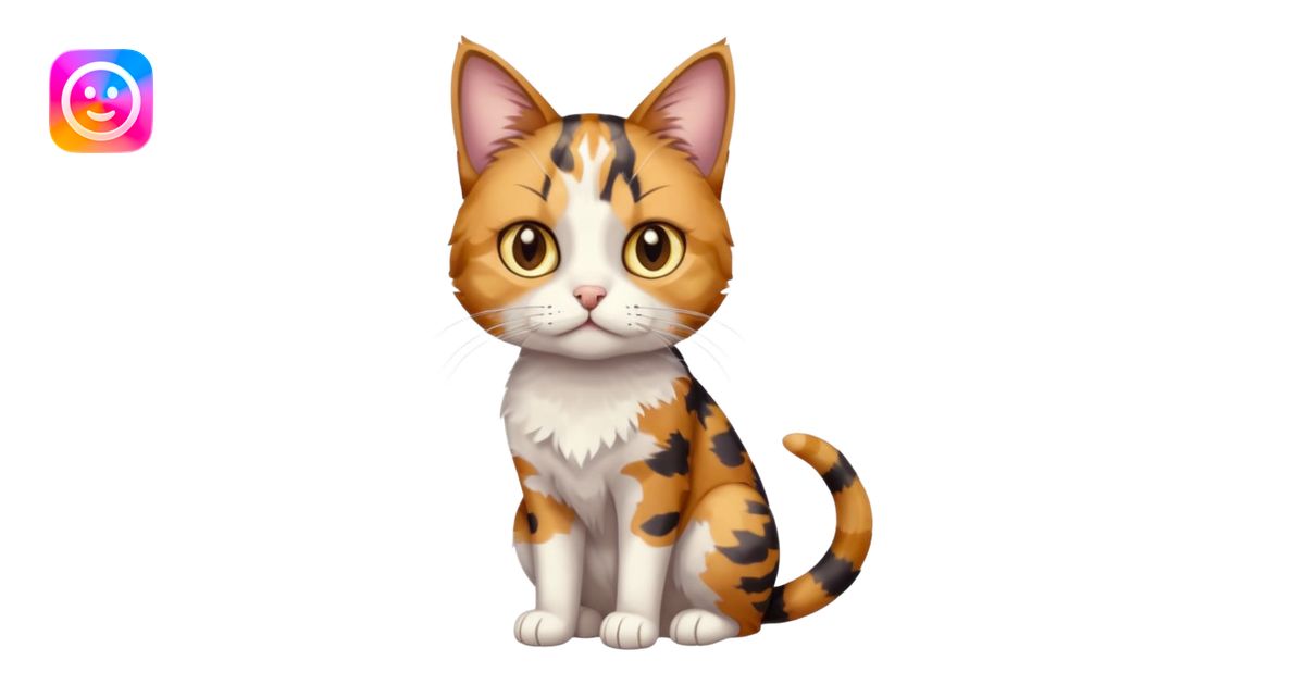 full body anxious looking colourful light calico tabby cat with hazel ...