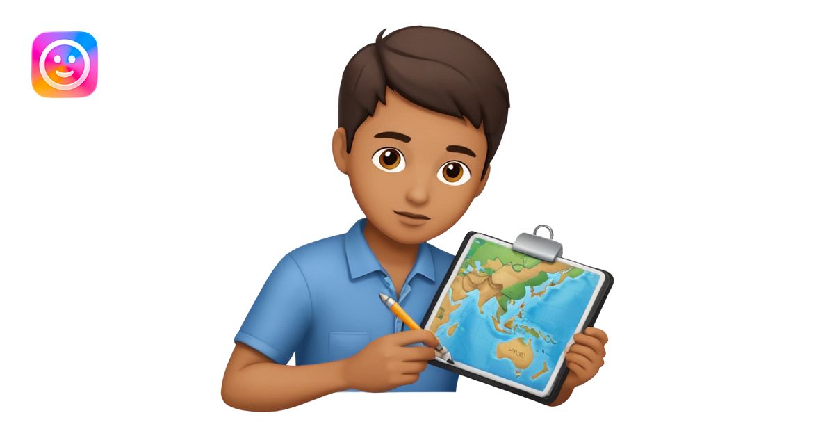 Cartographer emoji | AI Emoji Generator