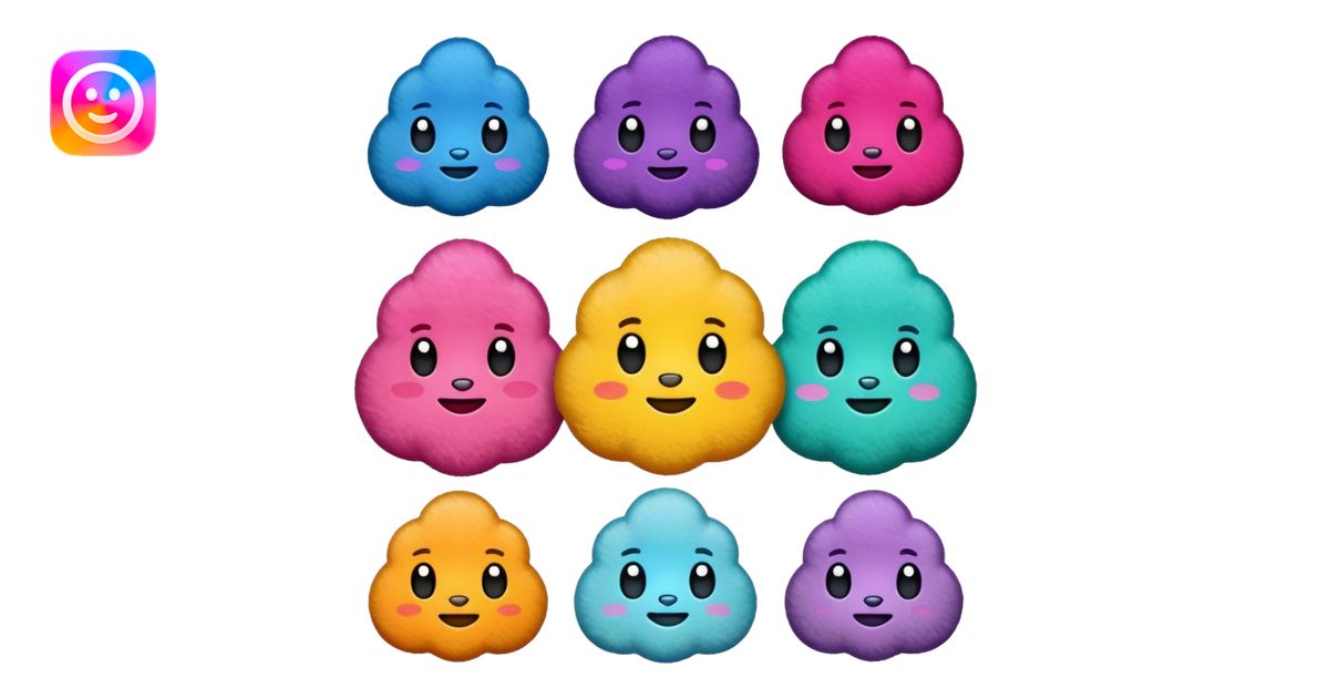 fuzzy felt emoji | AI Emoji Generator
