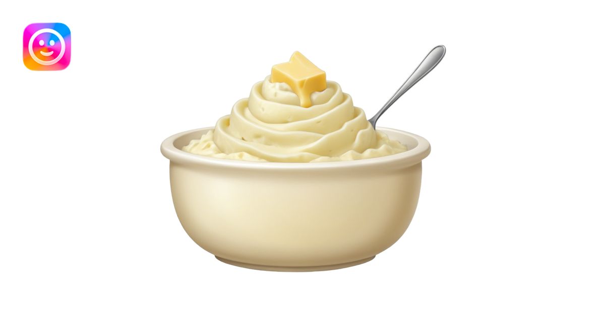 mashed potatoes emoji | AI Emoji Generator