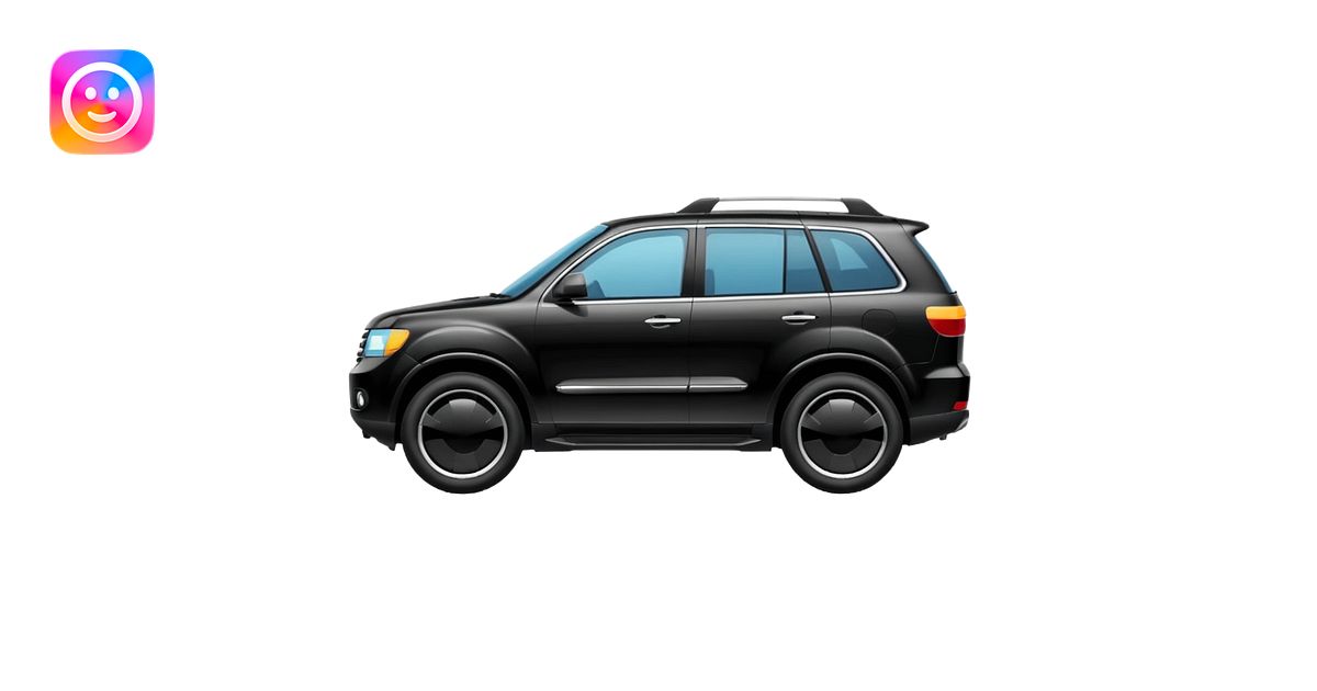 suv side view emoji | AI Emoji Generator