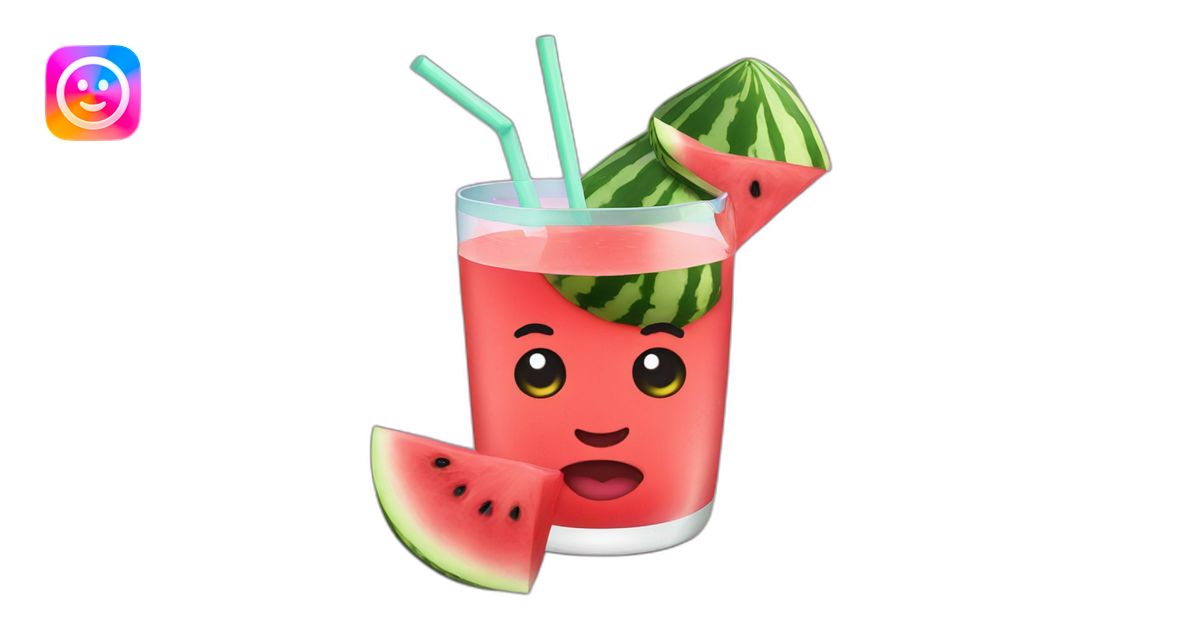 watermelon juice emoji | AI Emoji Generator