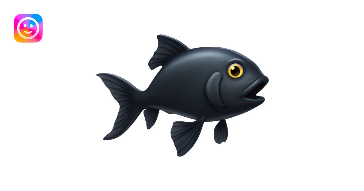 black fish out of water emoji | AI Emoji Generator