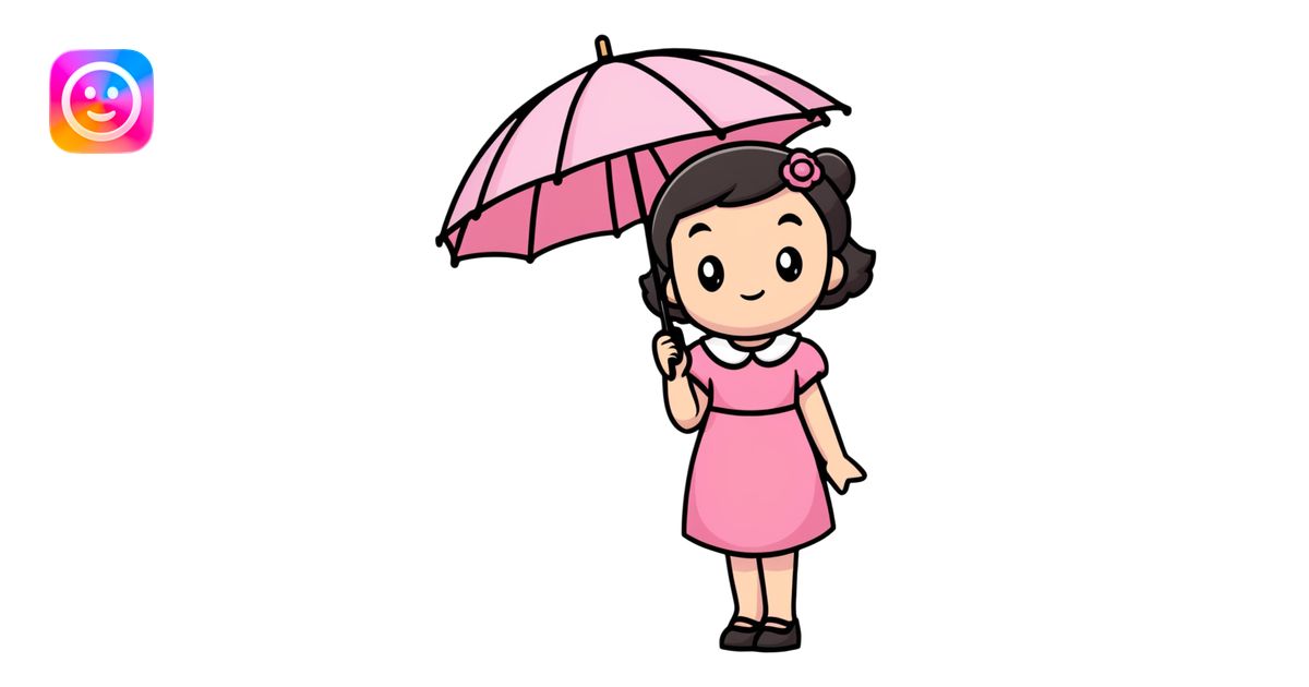 Brawl Stars Piper character emoji | AI Emoji Generator