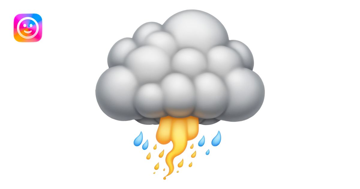 a human butt with fart coming out of it emoji | AI Emoji Generator