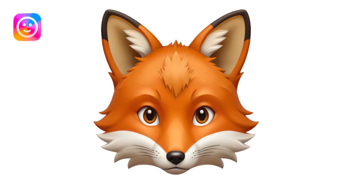 fox face emoji | AI Emoji Generator