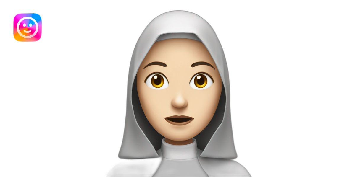 The-horror-nun emoji | AI Emoji Generator