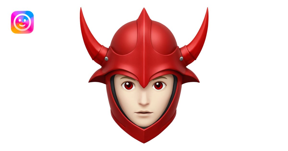 mystic knight with full face helmet and has he has red eldricth powers ...