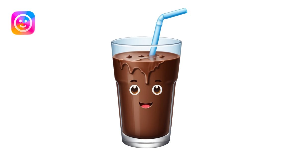 Big M Chocolate Milk emoji | AI Emoji Generator
