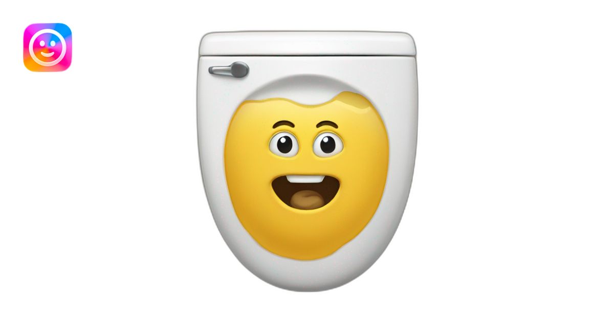 CACA AU TOILETTES emoji | AI Emoji Generator