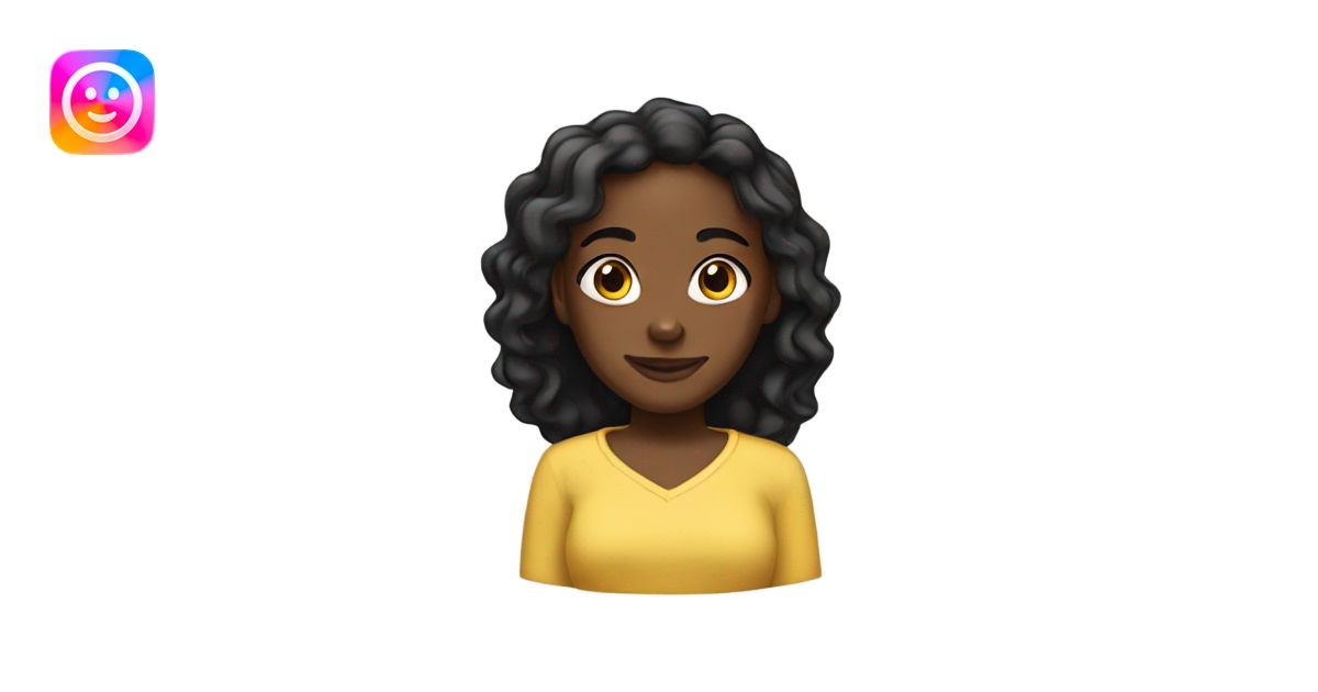 Black Christian girl emoji | AI Emoji Generator