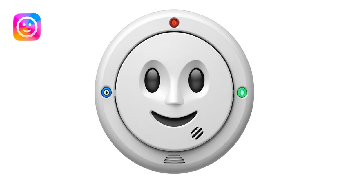 Smoke detector emoji | AI Emoji Generator