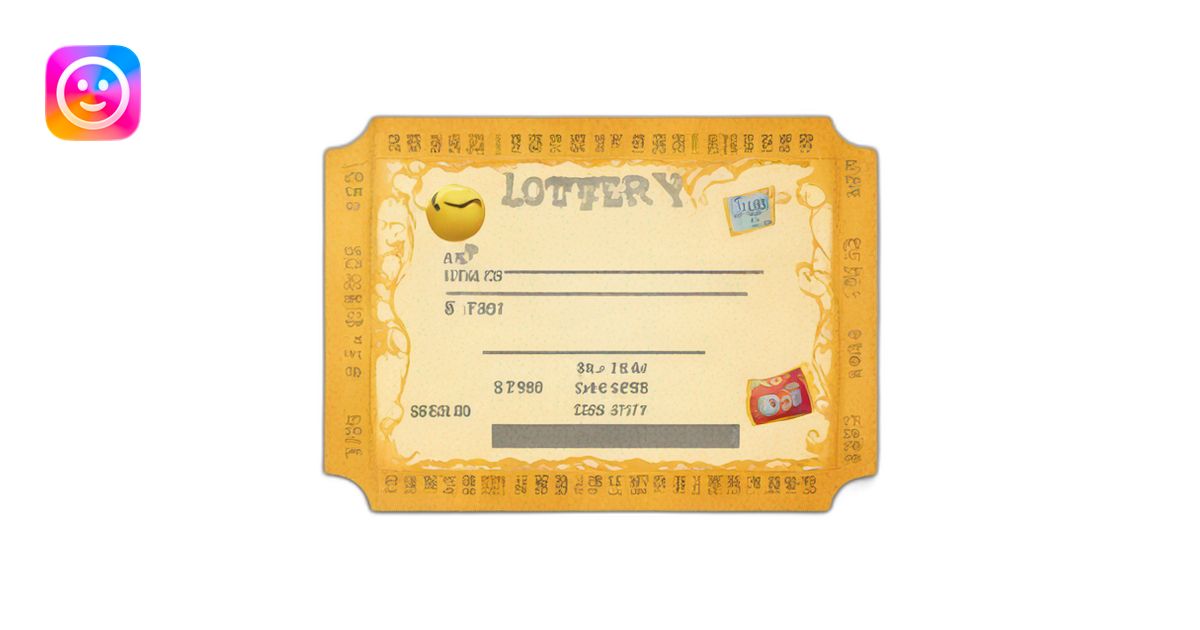 lottery ticket emoji | AI Emoji Generator