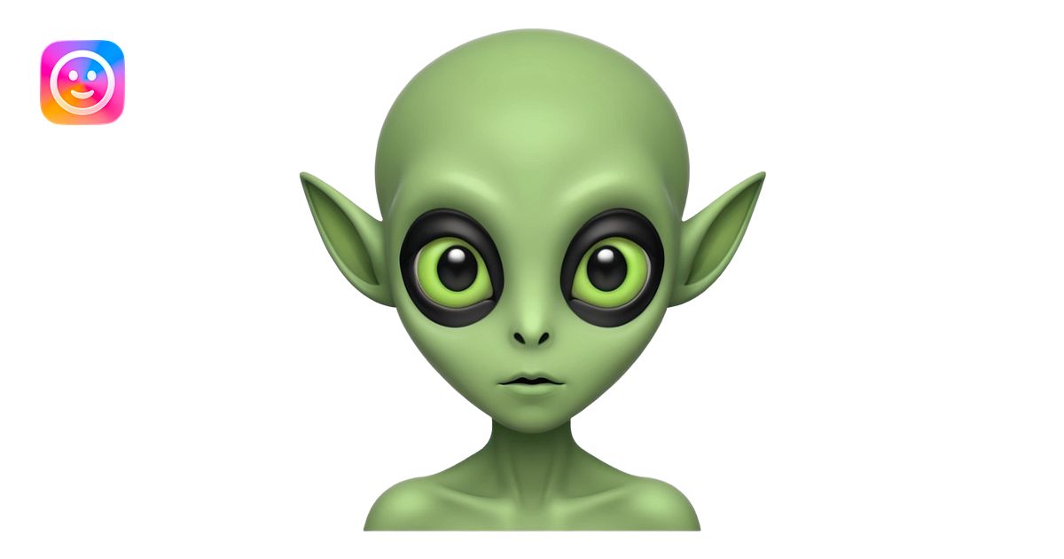 Echtes alien emoji | AI Emoji Generator