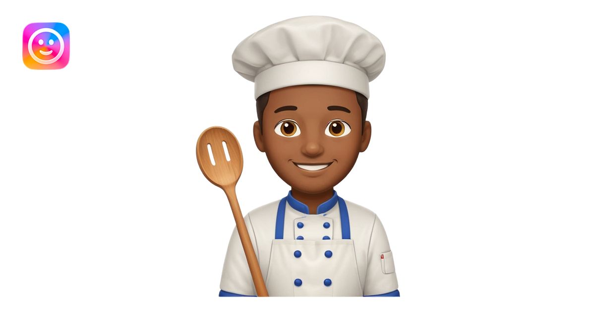 King Hockey player with chef apron emoji | AI Emoji Generator