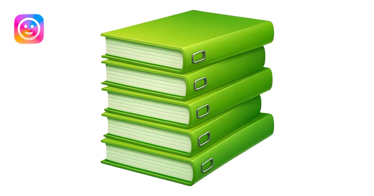 A stack of files from a box, with a gradient in the form of an acid ...