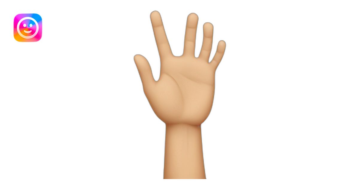 Albanian hand gesture emoji | AI Emoji Generator