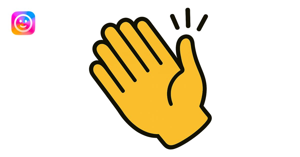 clapping hands emoji image | AI Emoji Generator