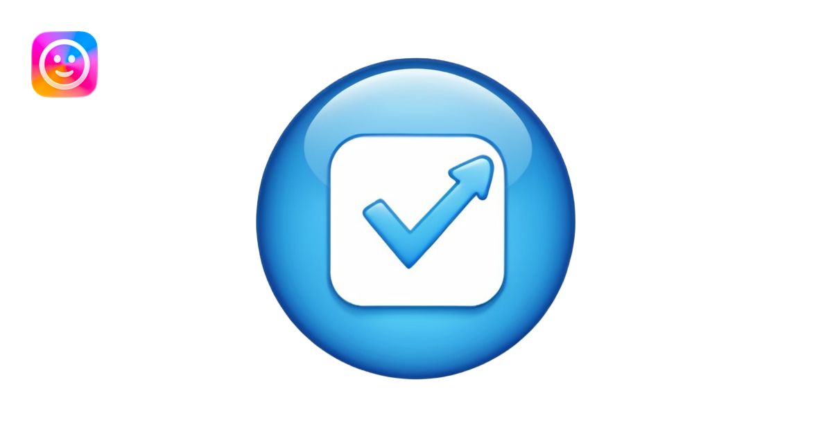 Instagram Verification icon emoji | AI Emoji Generator